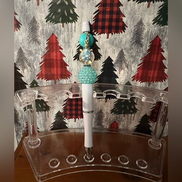 Hand Crafted | Office | New Hand Beaded Turtle Pen | Poshmark